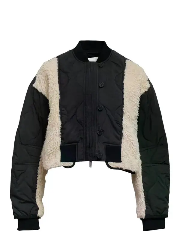 3.1 Phillip Lim Quilted Panelled Jacket - Black