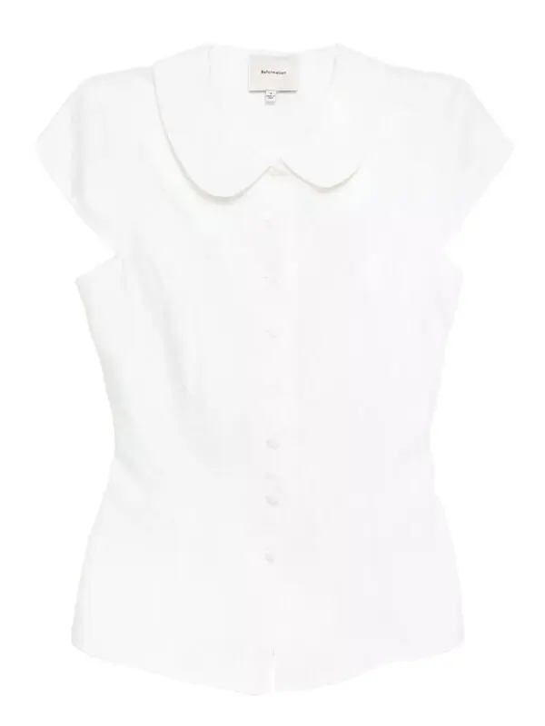 REFORMATION Molly Shirt - White