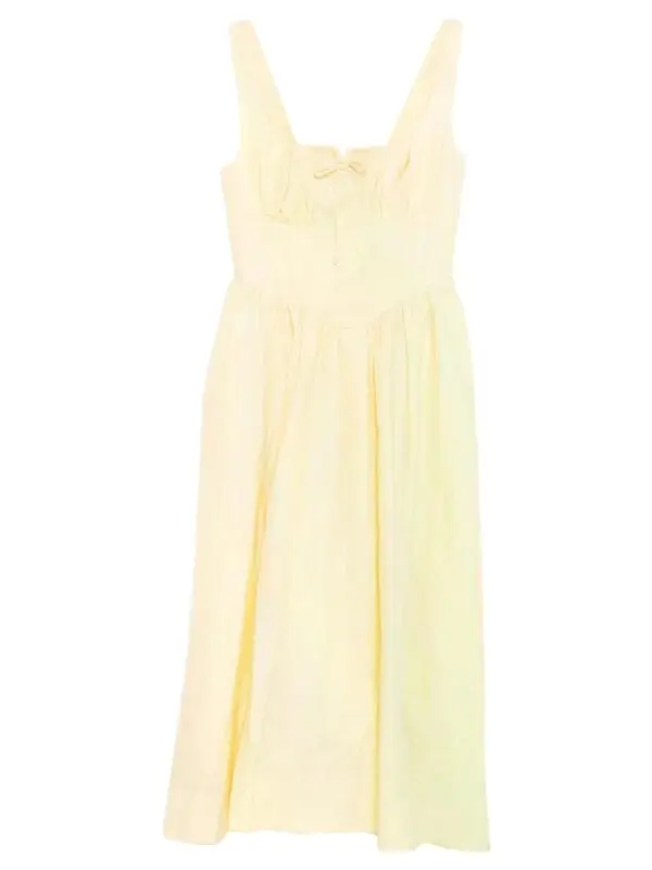 REFORMATION Balia Sleeveless Dress - Yellow