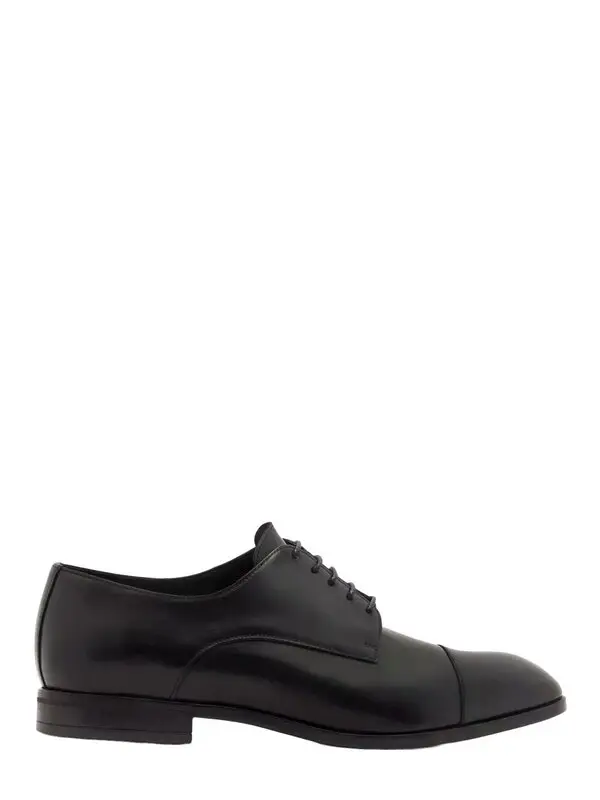 Bally Onizy Leather Derby Shoes - Black