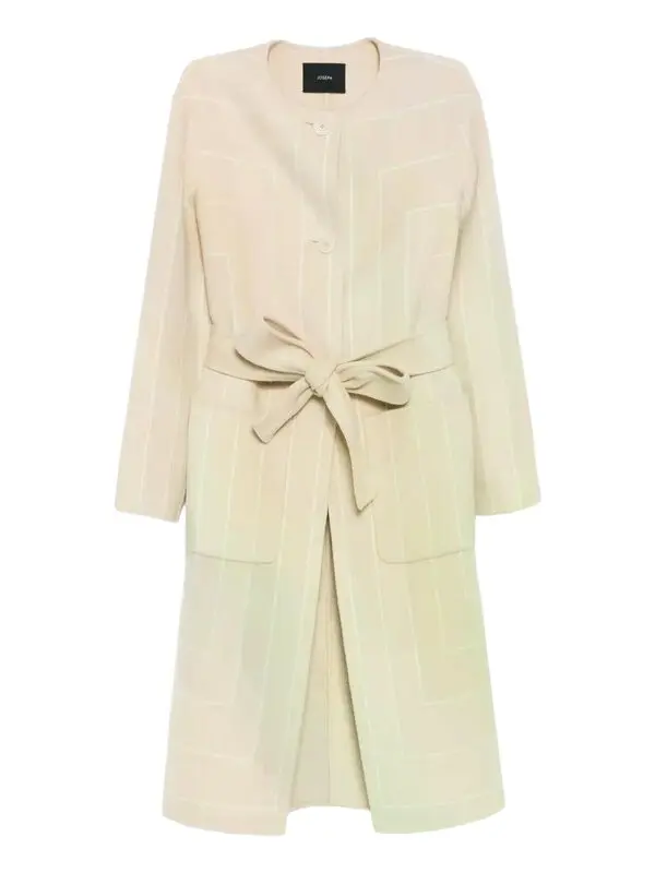 JOSEPH Geometric-print Coat - Neutrals