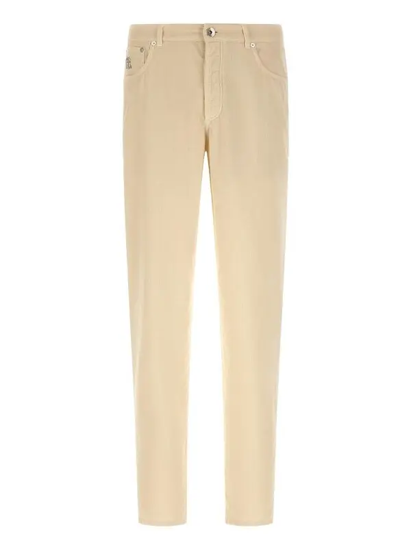 Brunello Cucinelli Corduroy Trousers - Beige