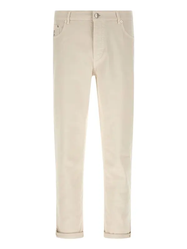 Brunello Cucinelli Comfort Cotton Jeans - Beige