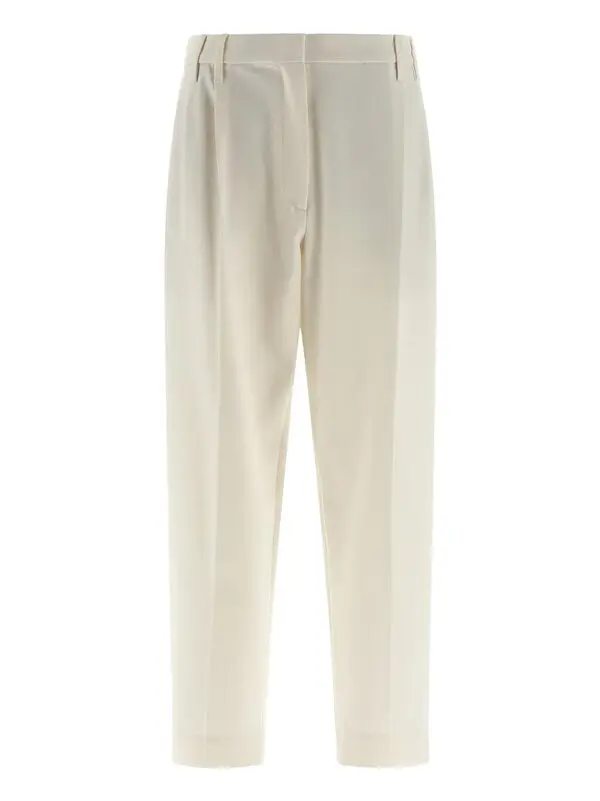 Brunello Cucinelli Slouchy Pants - White