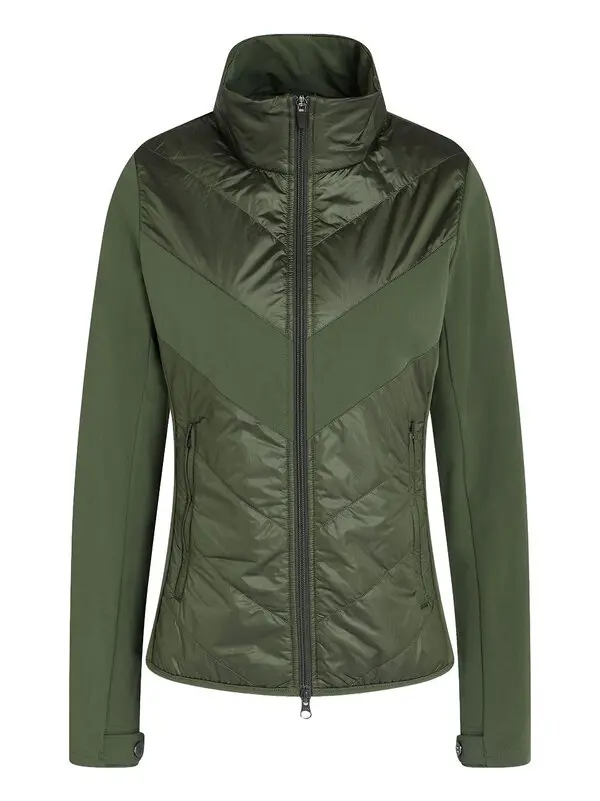 WE NORWEGIANS Beito Quilted Track Jacket - Army Green