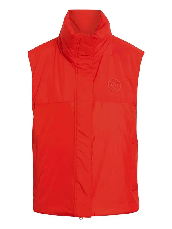 WE NORWEGIANS Filefjell Quilted Vest - Tomato Red