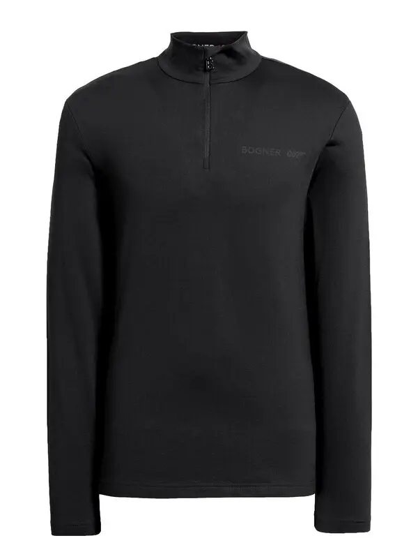 Bogner Printed Stretch-jersey Base Layer - Black