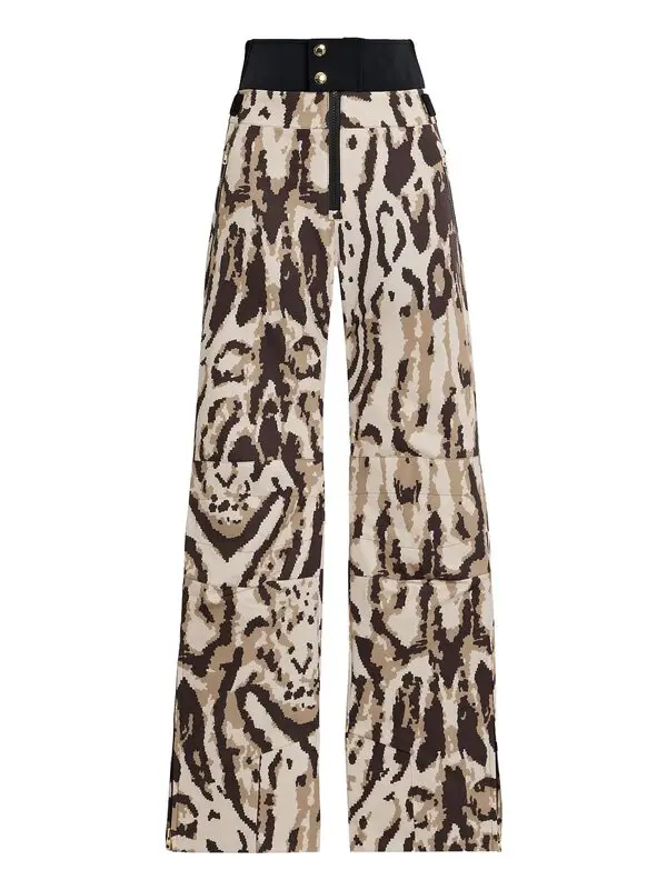 Bogner Maren Printed Ski Pants - Ecru