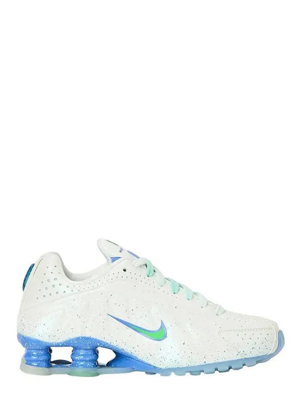 Nike Shox R4 Ab Sneakers - Summit White/green Strike/royal Pulse