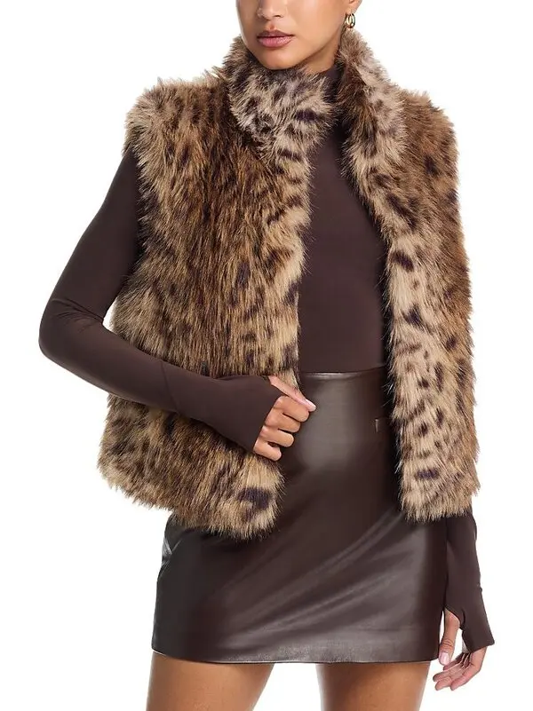 Generation Love Liona Faux Fur Vest - Wileo