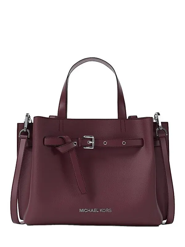 Michael Kors Emilia Small Satchel - Oxblood