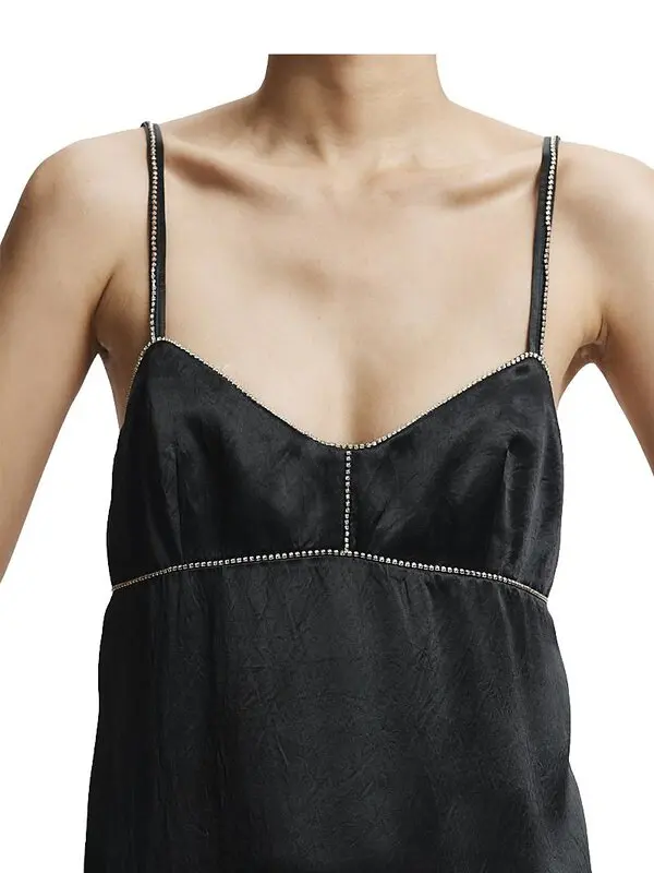 SAINT ART Reese Embellished Cami - Black