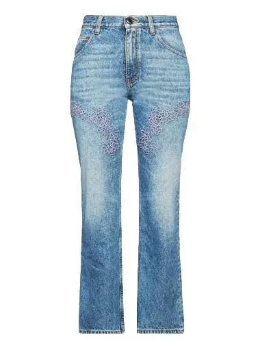 Chloé Boot-cut Jeans With Appliqués - Blue