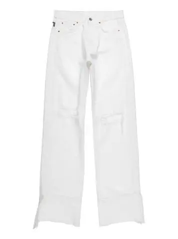 Vetements Cotton Denim Jeans - White