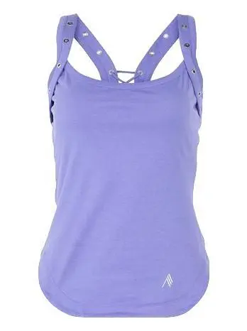 Attico Top Cotton Jersey - Purple