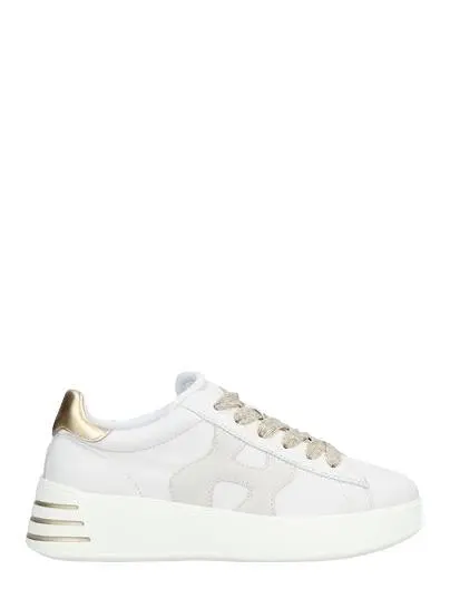 Hogan Soft Leather Sneakers - Beige