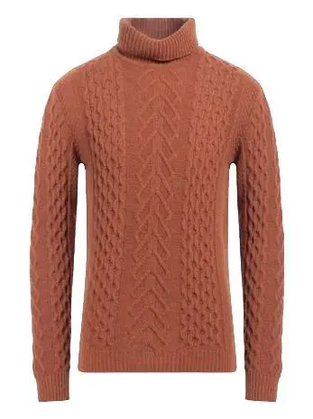 DANIELE ALESSANDRINI Turtleneck Sweater - Brown