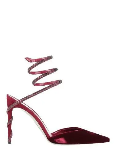 Rene Caovilla Pumps With Appliqués - Red