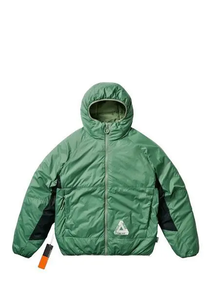 PALACE Pertex Quantum Patch Jacket - Green/black