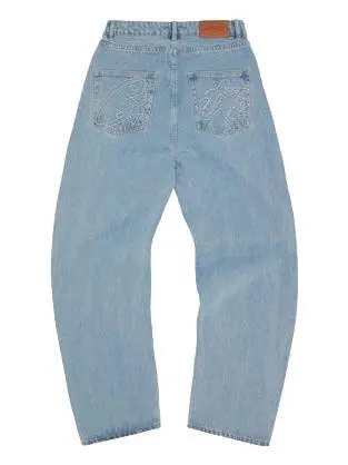 CORTEIZ Allstarz Denim Baggy Jeans - Washed Blue