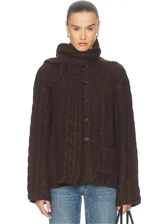 JOHN & JENN BY LINE Zaire Cardigan - Espresso