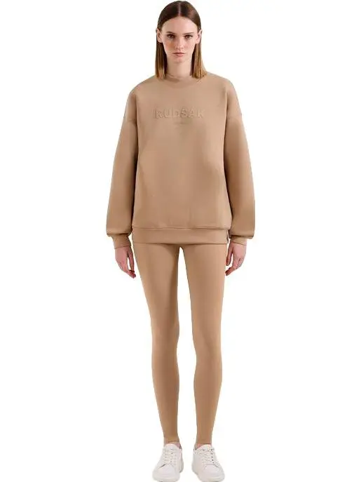 Rudsak Cotton Crewneck Sweatshirt - Brown / Multicolor / Neutral