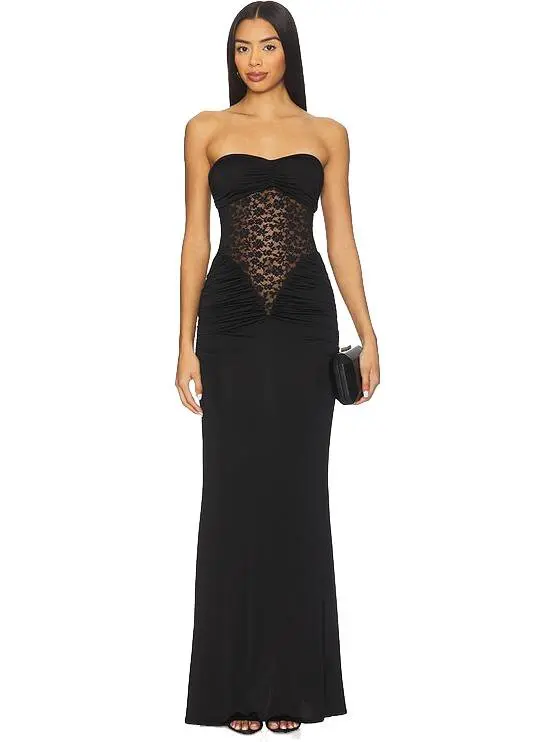 LOVERS AND FRIENDS Cassidy Gown - Black