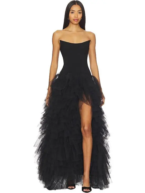 LOVERS AND FRIENDS Iris Gown - Black