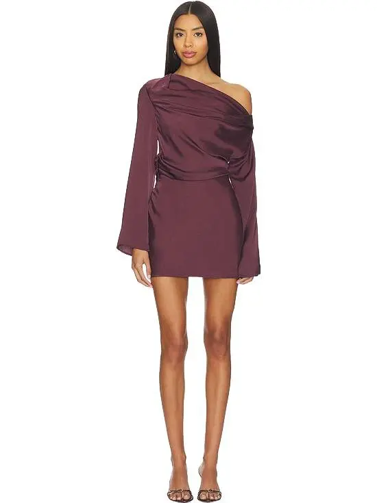 SNDYS Calissa Mini Dress - Plum
