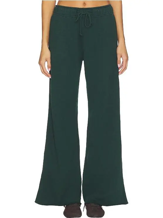 BOBI Wide Leg Pant - Mossy Green