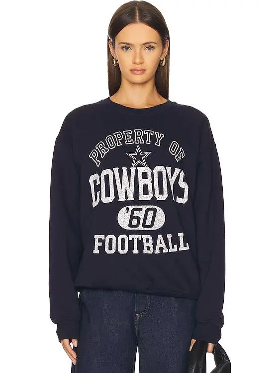 Junk Food Cowboys Property Crew Sweatshirt - Navy