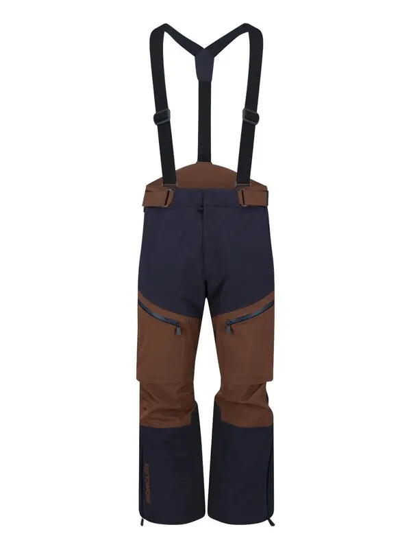 Moncler Ski Pants With Suspenders - Blue