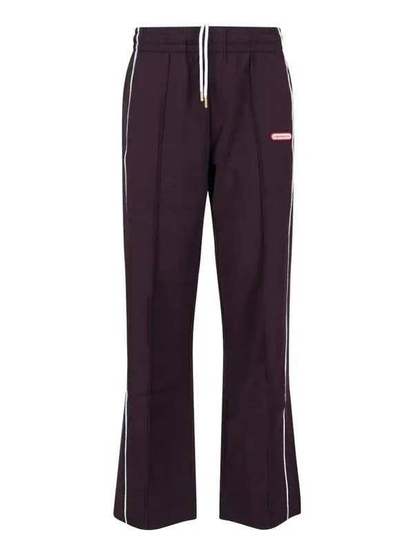 Casablanca Tricot' Track Pants - Purple