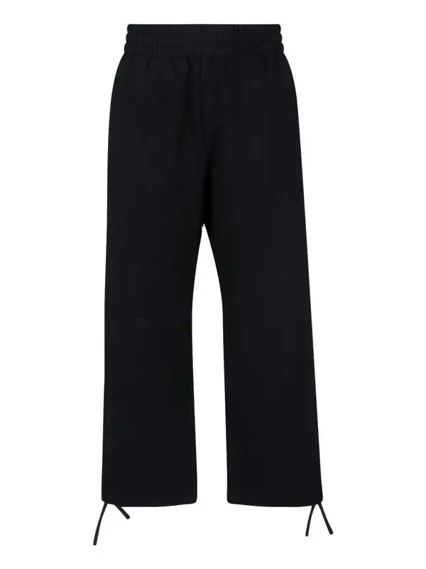 Gucci Gg Cotton Track Pants - Black