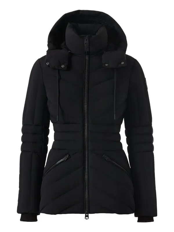 Mackage Nadia-nfz Fitted Down Jacket - Black