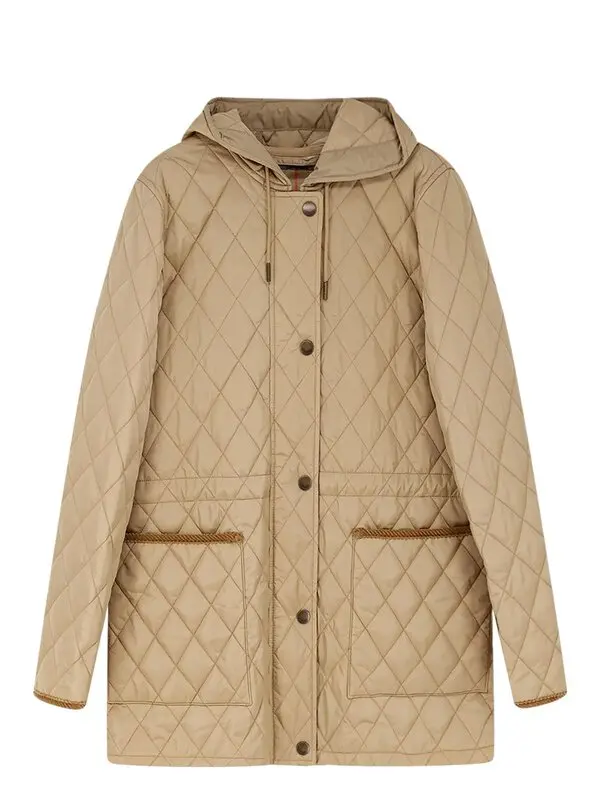 Burberry Bromley Quilted Nylon Jacket - Beige