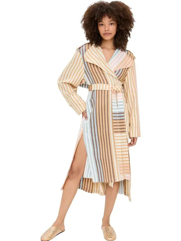 MARRAKSHI LIFE The Trench Shirt Dress - Stripe 14