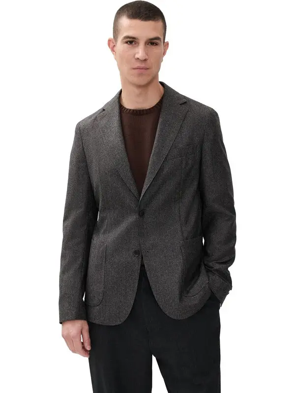 BOSS C-hanry-252 Slim Fit Blazer - Dark Brown