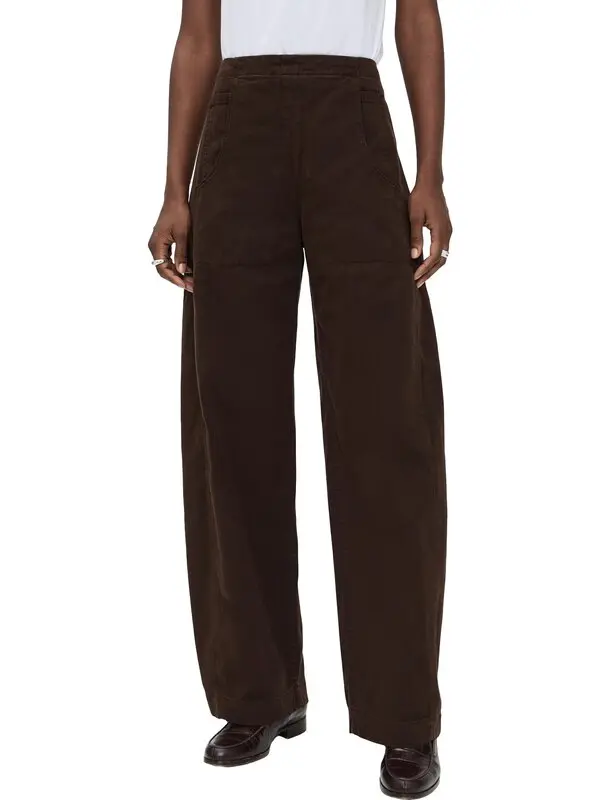 Rachel Comey Tany Wide Leg Pants - Chocolate