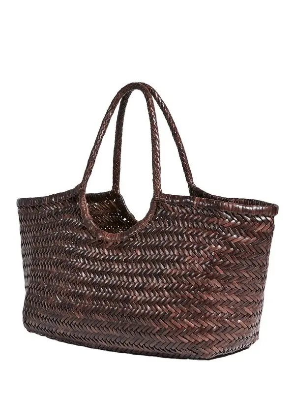 Dragon Diffusion Nantucket Basket Tote - Dark Brown