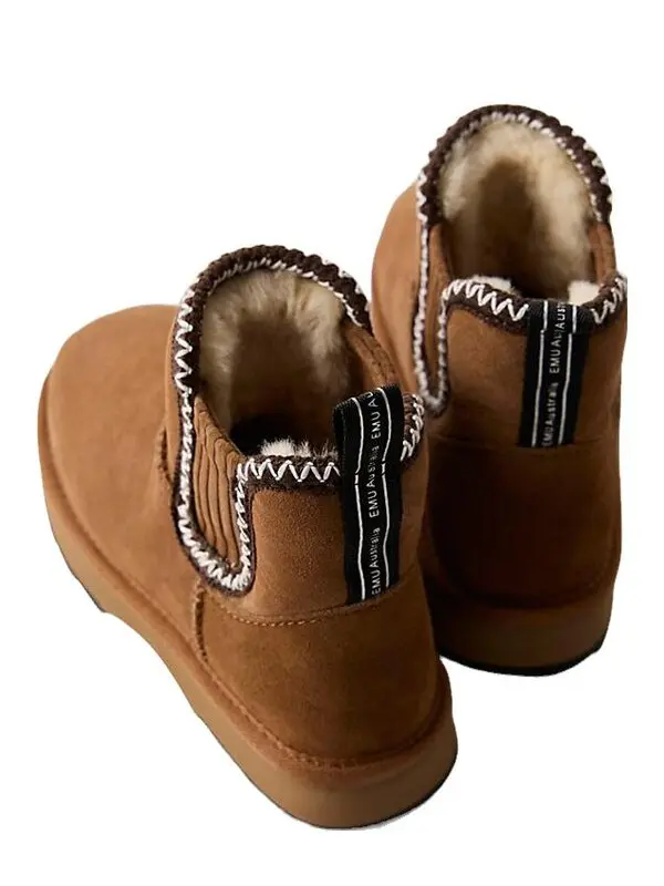 EMU AUSTRALIA Higgie Sheepskin Boots - Chestnut