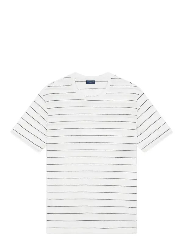 Paul & Shark Striped Short-sleeve T-shirt - White
