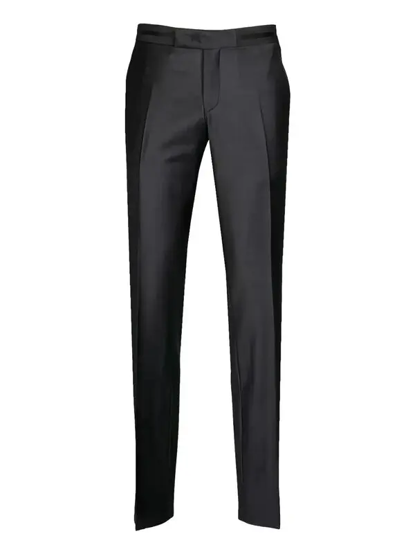 Karl Lagerfeld Pressed-crease Trousers - Black