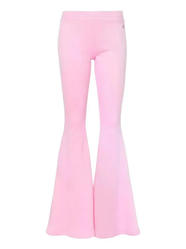 Giuseppe Di Morabito Flared Cotton Track Pants - Pink
