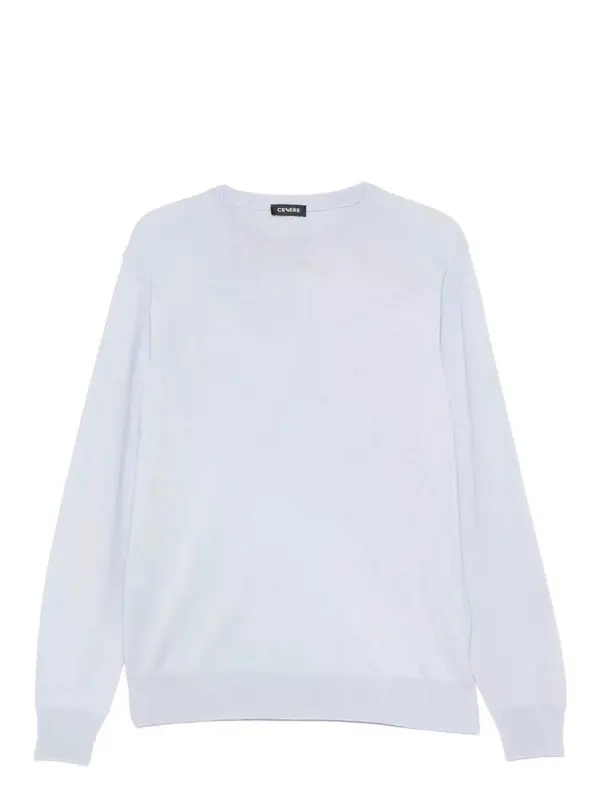 CENERE GB Crew-neck Sweater - Blue
