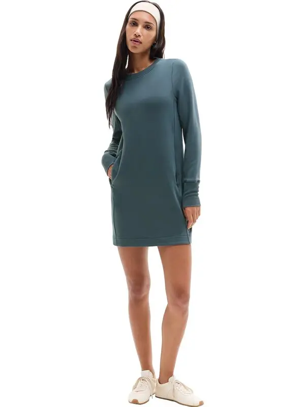 Athleta Coaster Luxe Sweatshirt Dress - Eden