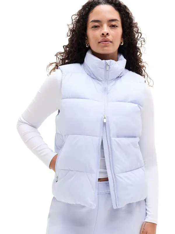 Athleta Stratus Puffer Vest - Gossamer