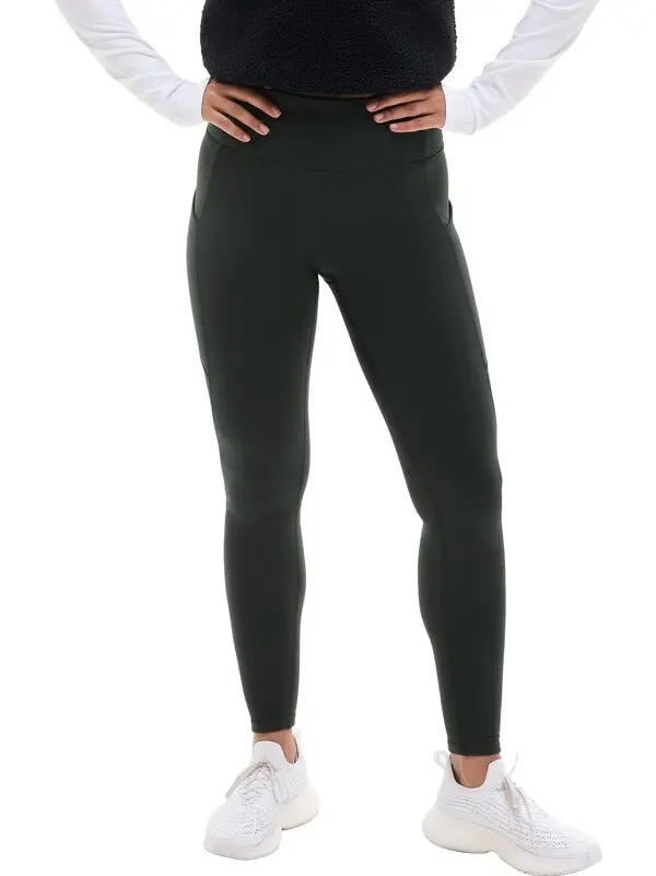 Athleta Altitude Fleece Lined Stash High Rise Legging - Elm
