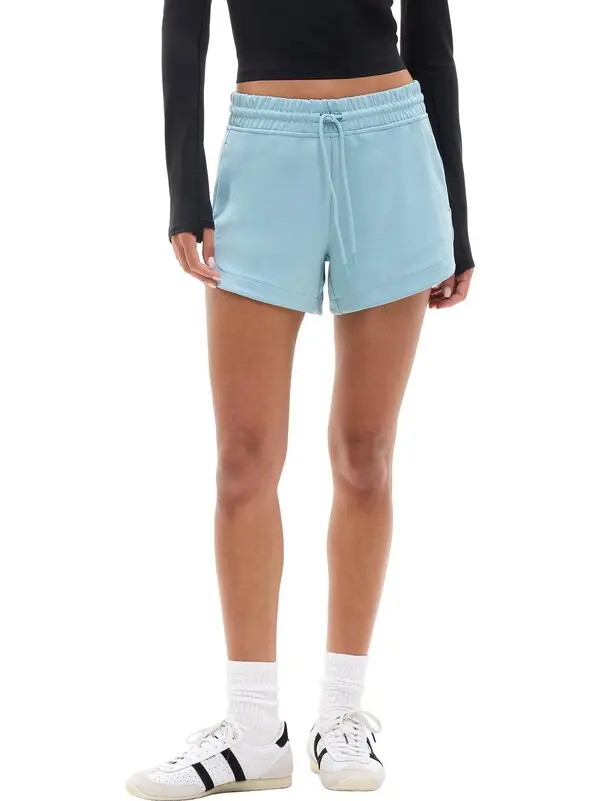 Athleta Seasoft Mid-rise 4" Shorts - Waterloo Blue