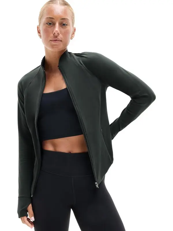 Athleta Fitted Zip-up Jacket - Elm
